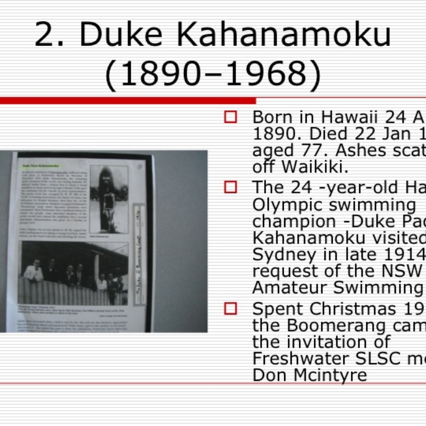 Duke Kahanamoku - Museum of Surf